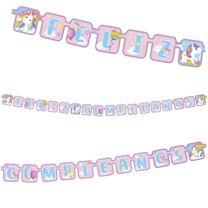 Letrero Movil Unicornio Arcoiris C/1 | PartyStore Letrero Movil Unicornio Arcoiris C/1 | PartyStore