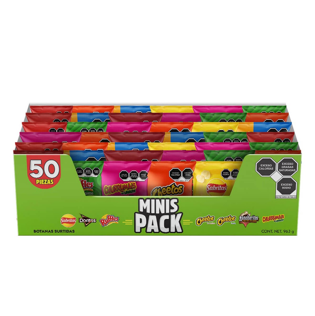 Mini Pack Sabritas C/50 | PartyStore