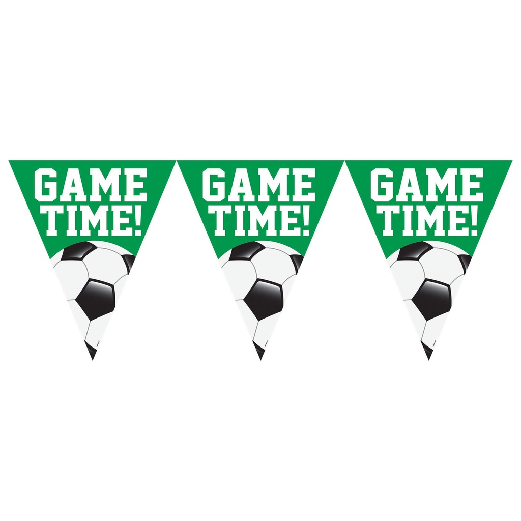 Banderin Soccer Game Time C/1 | PartyStore
